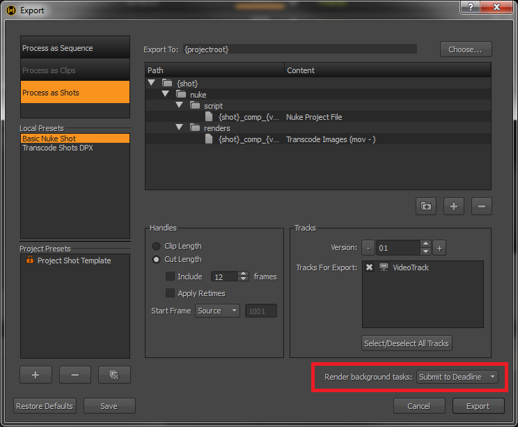 Hiero — Deadline 10.3.1.4 documentation